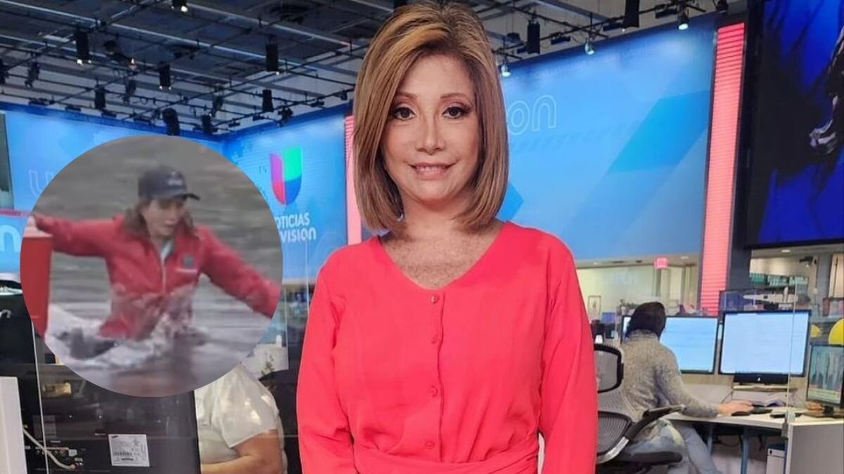 Video | Reportera Vilma Tarazona se cae en vivo cubriendo estragos del ...