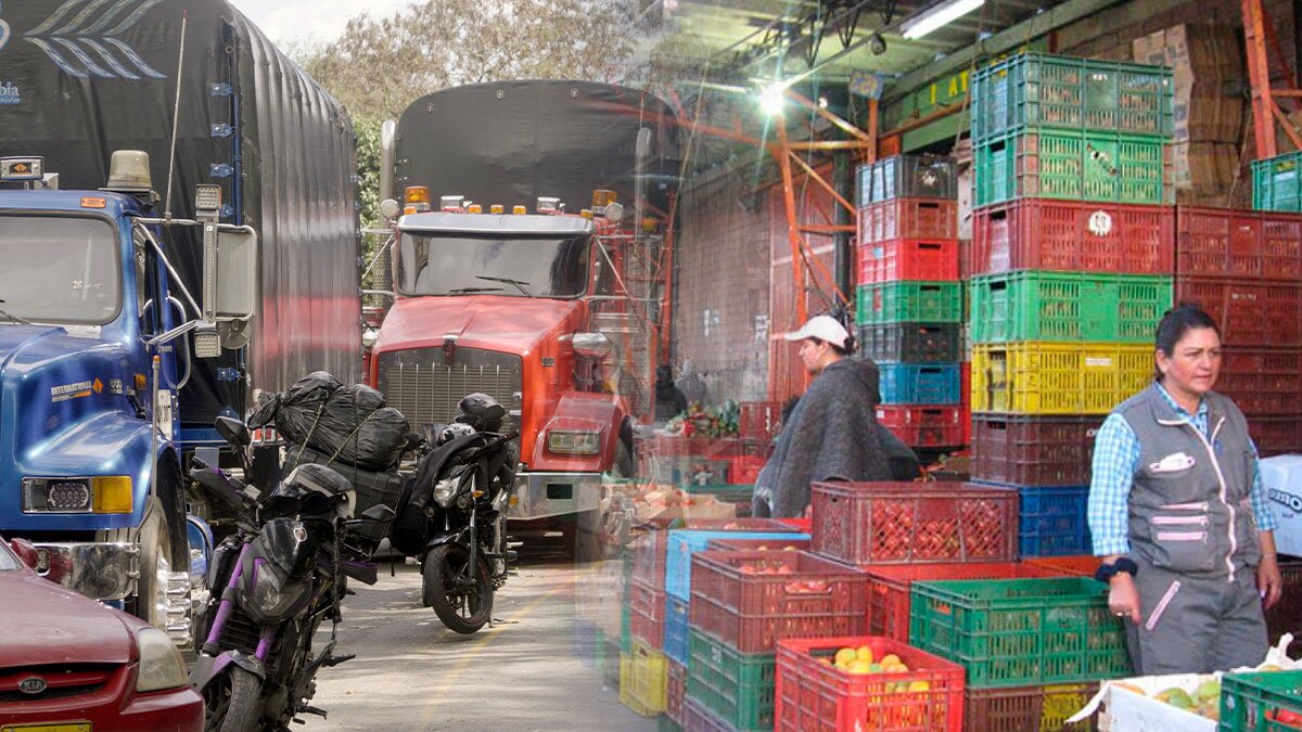 Bloqueos de vías: ¿afectan abastecimiento de alimentos en Bogotá? - Canal 1
