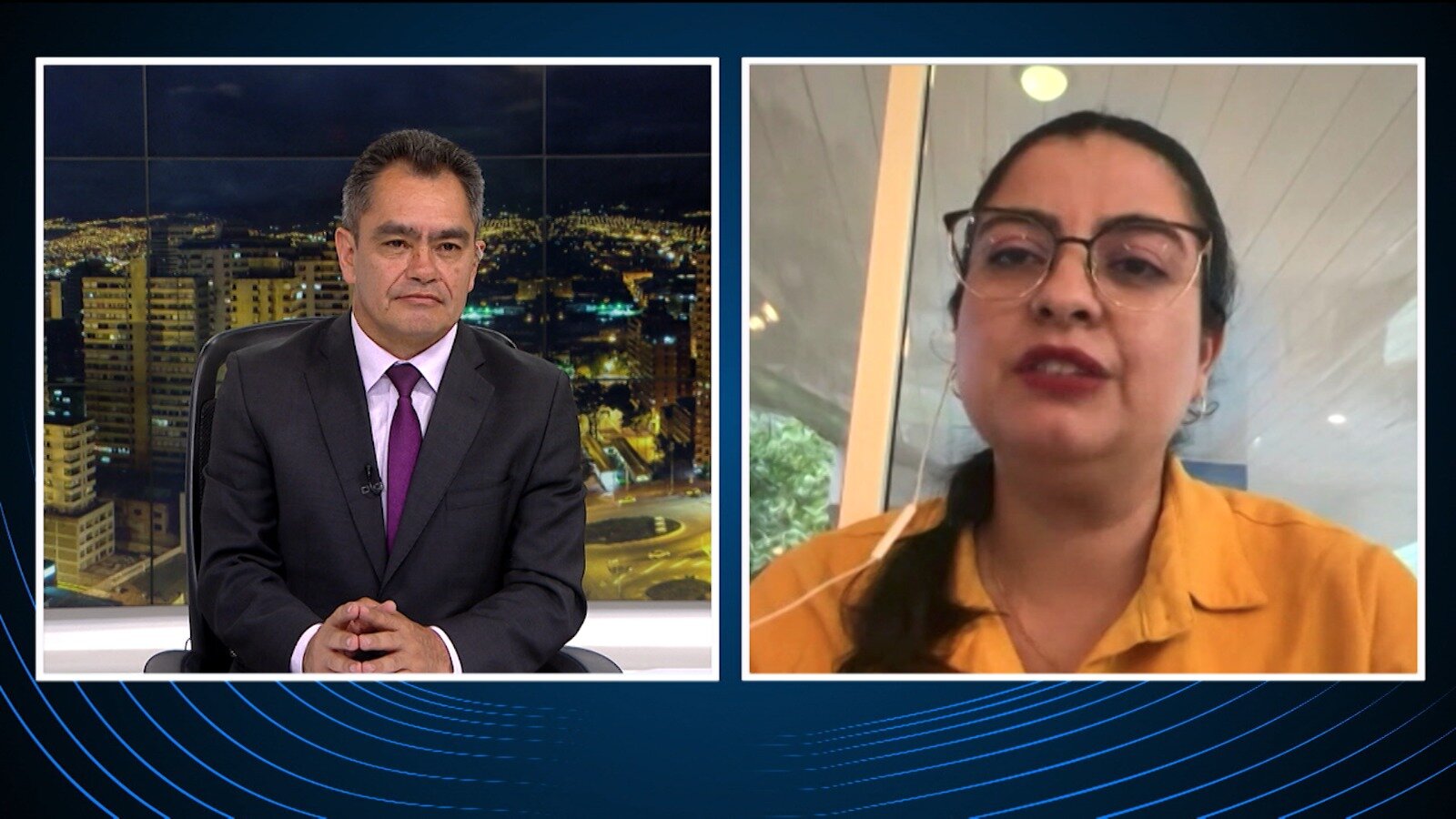 La directora del IDEAM, Ghisliane Echeverry, en Entrevistas CM& - Canal 1