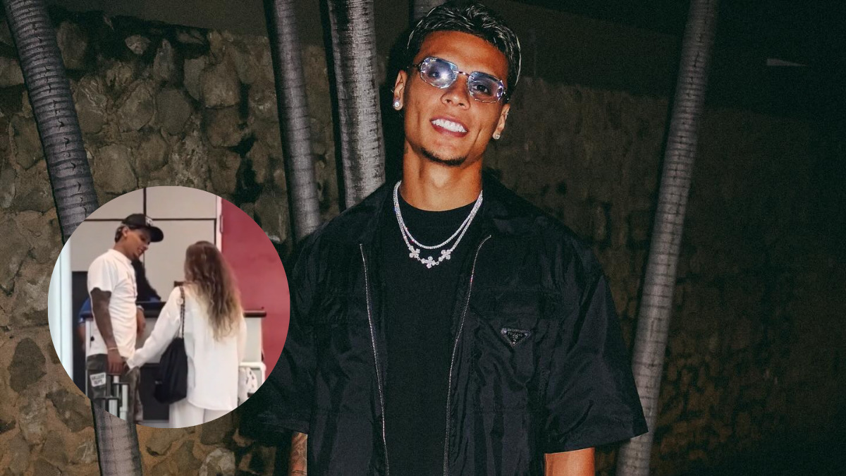 Richard Ríos fue captado en aeropuerto con una mujer: ella sería - Canal 1