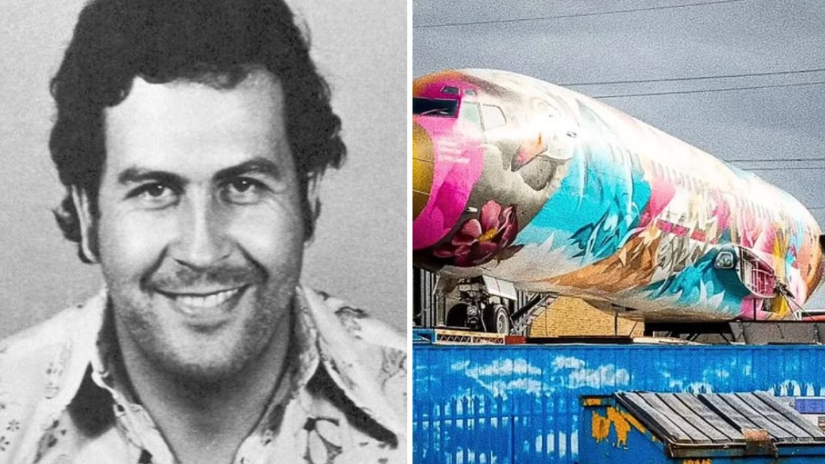 Así luce el jet privado que habría pertenecido a Pablo Escobar - Canal 1